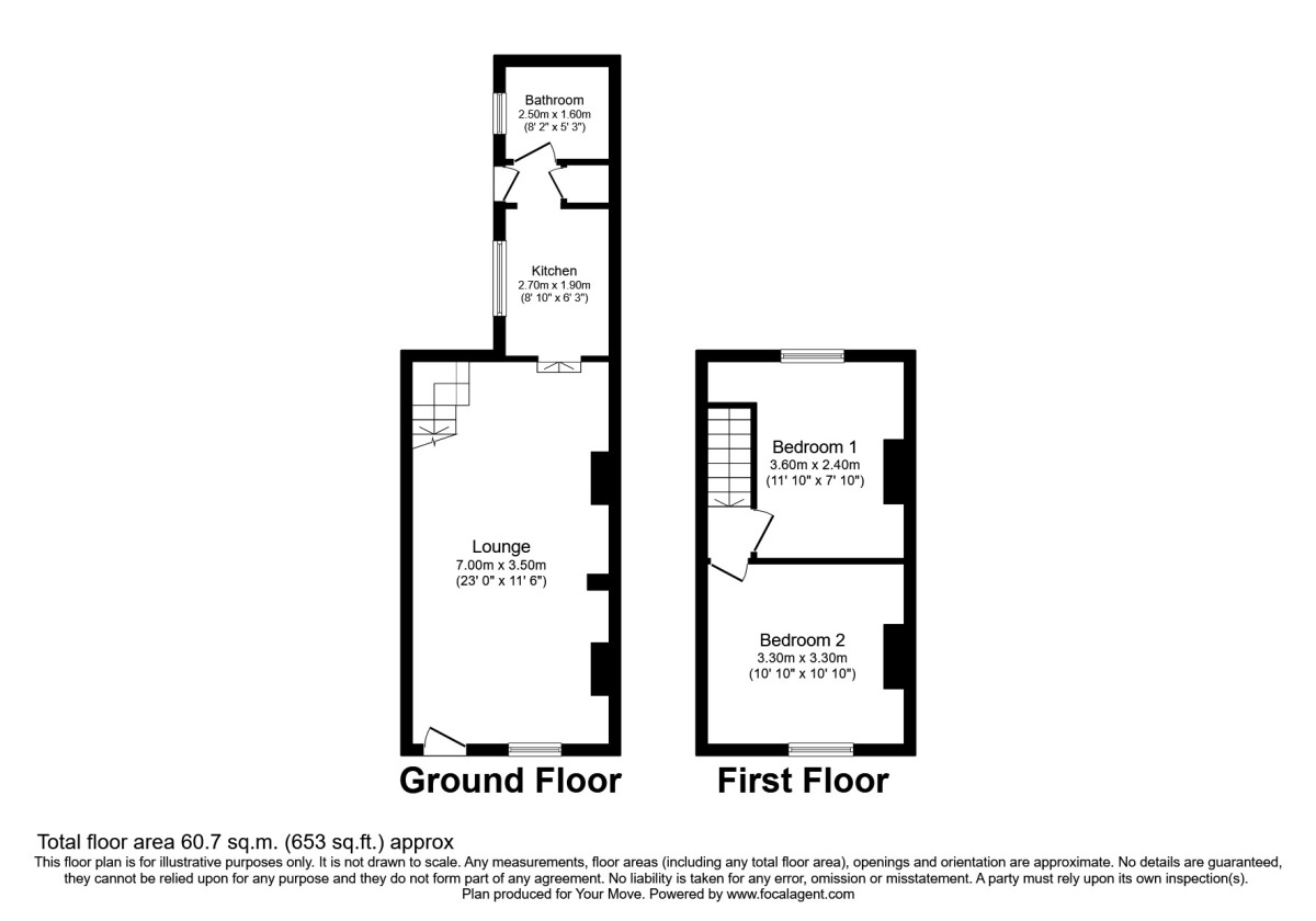 2 Bedroom End Terrace House For Sale Gladstone Road Penenden Heath